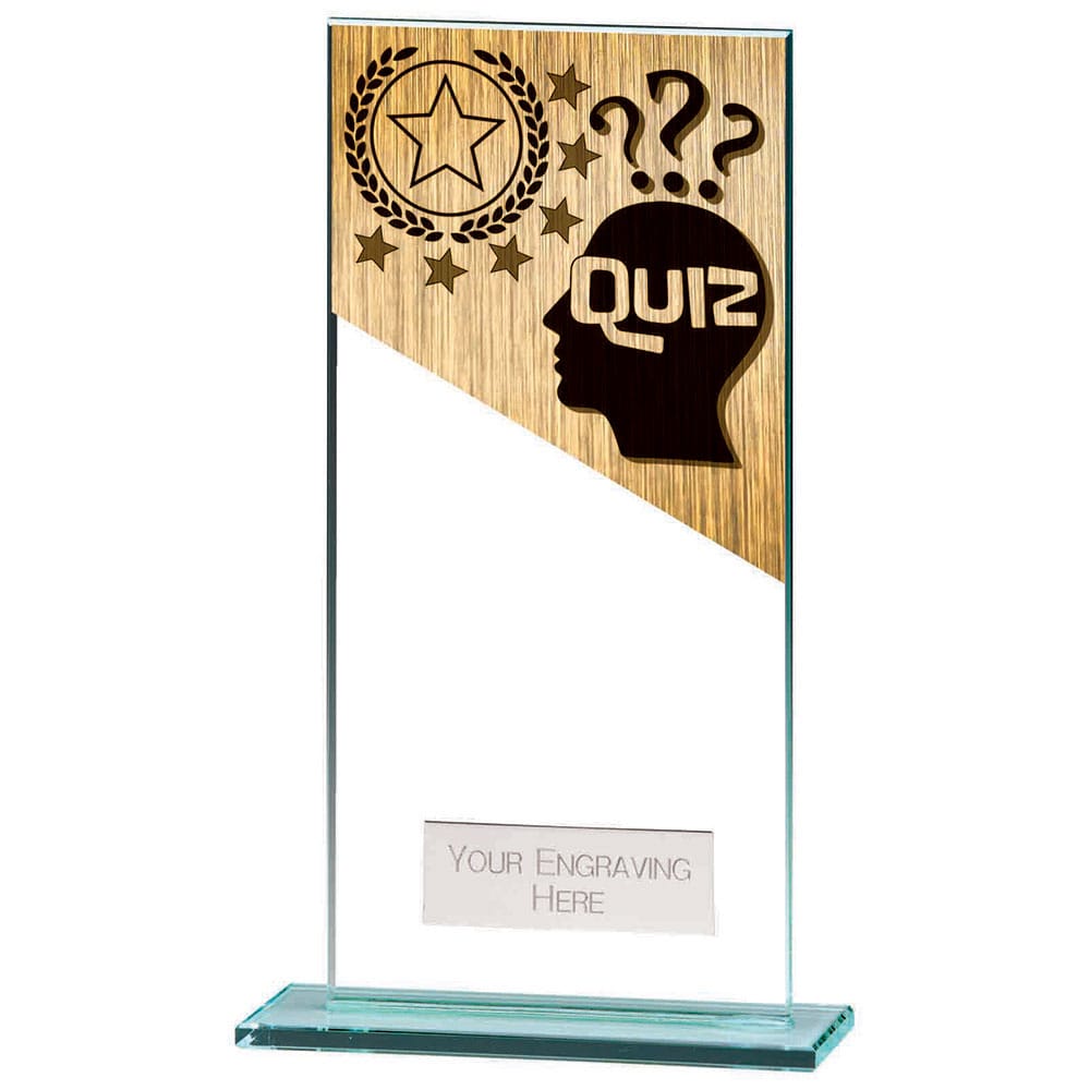 Mustang Quiz Jade Glass Award - CR22231 | Impact Trophies