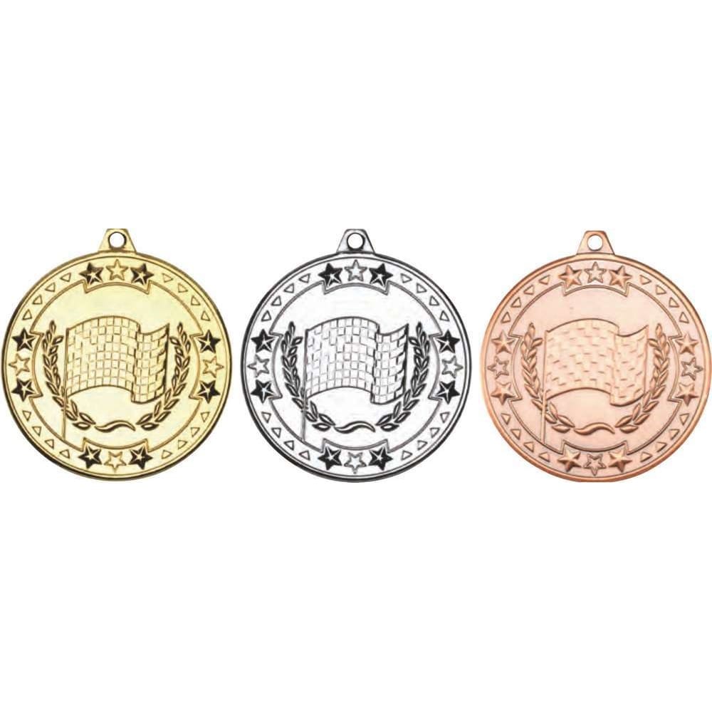 Tri Star Motorsport Medal - M78 | Impact Trophies