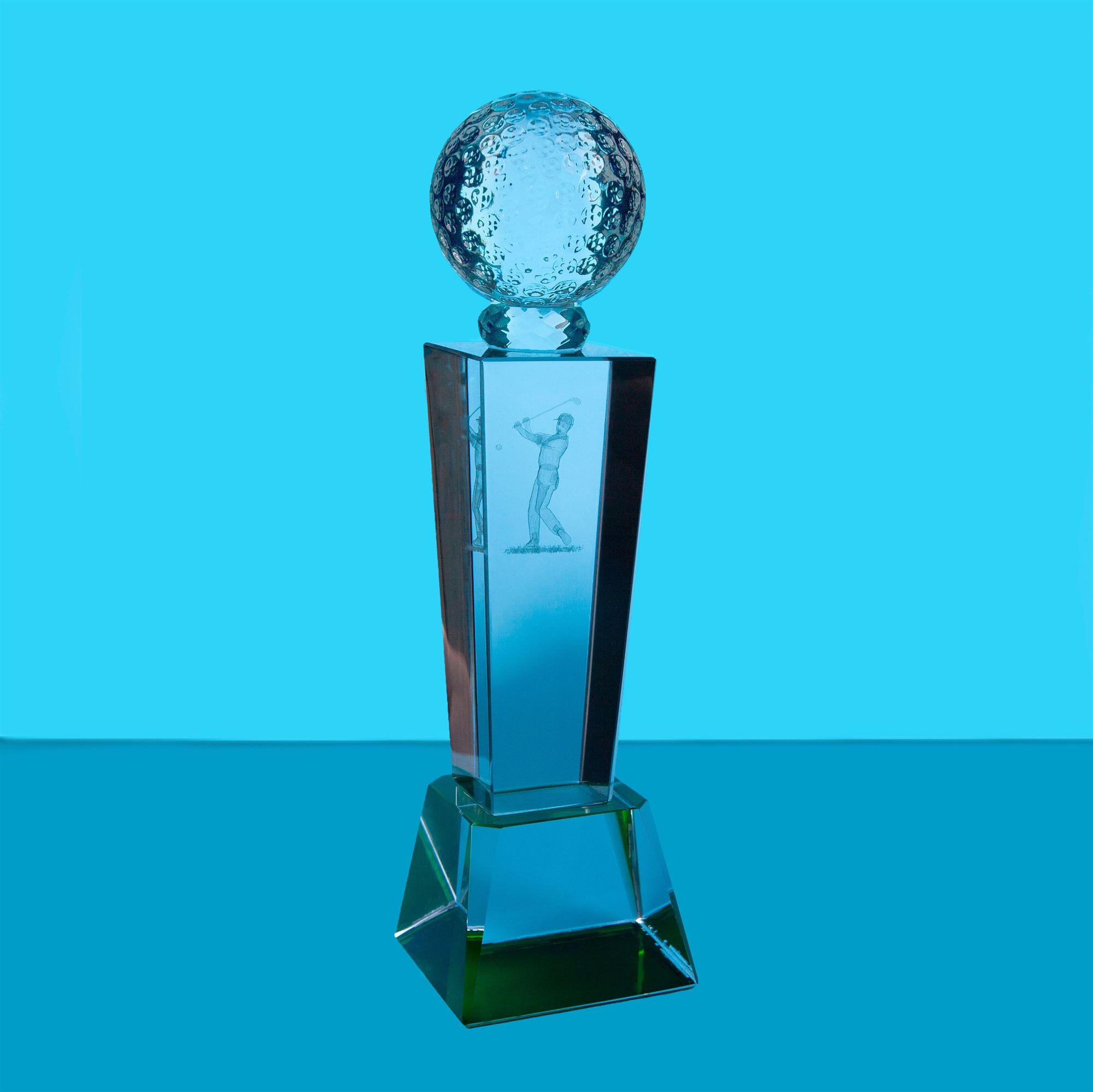 Optical Crystal Golf Award | Impact Trophies