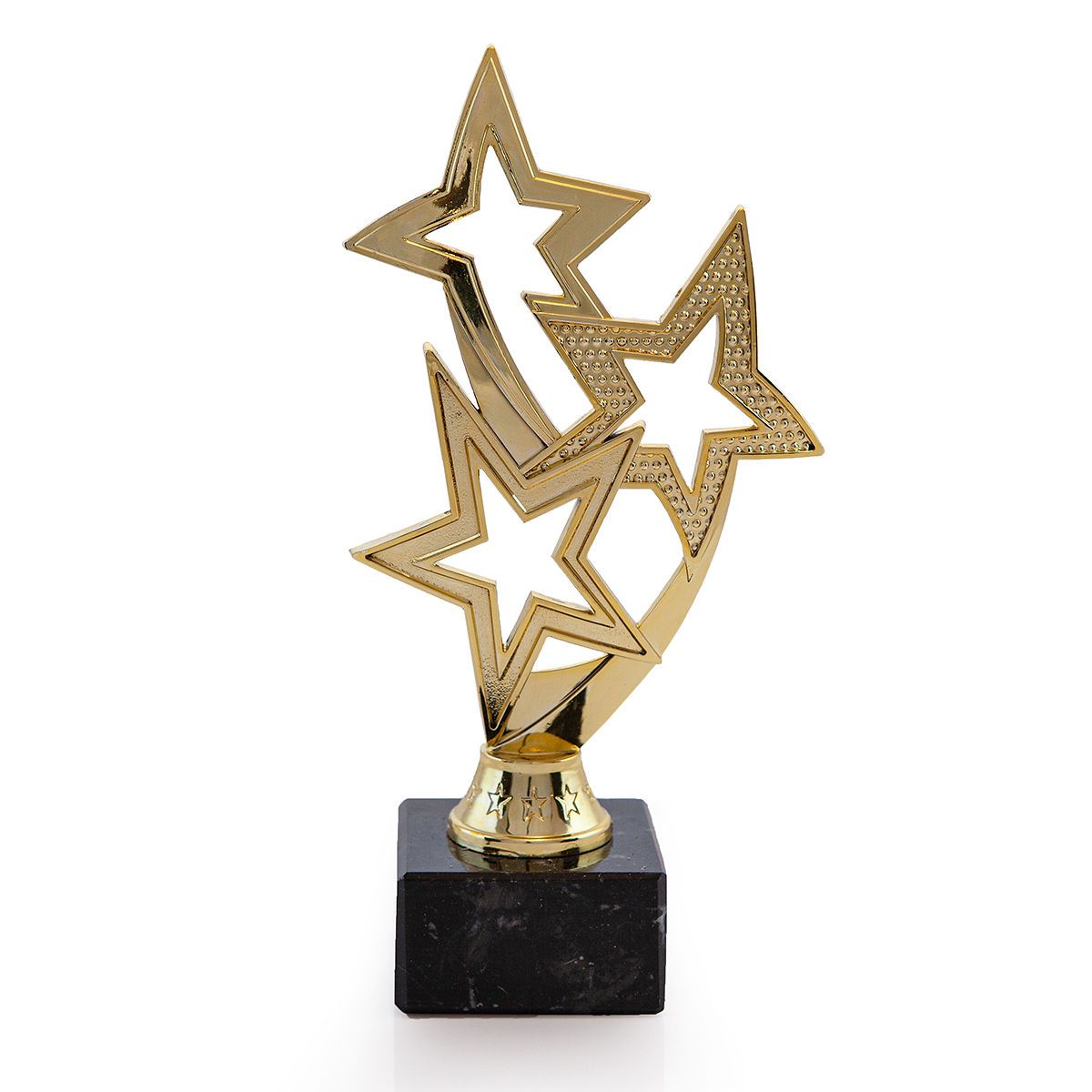 Tri-Star Trophy - Gold | Impact Trophies