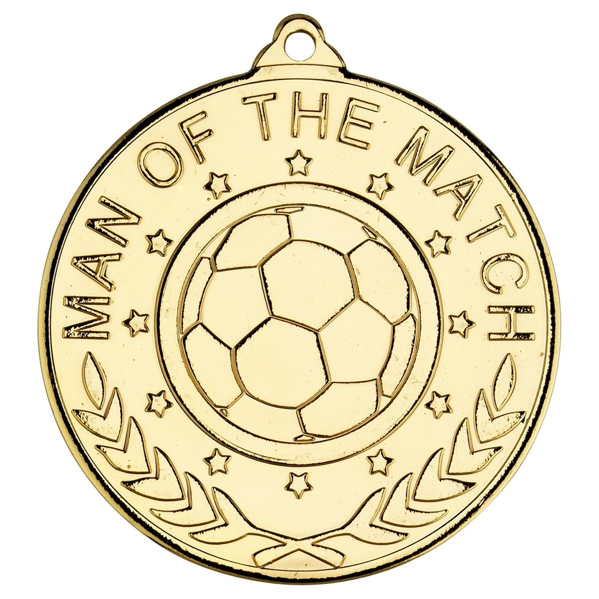 Man of the Match Football Medal - M50G | Impact Trophies