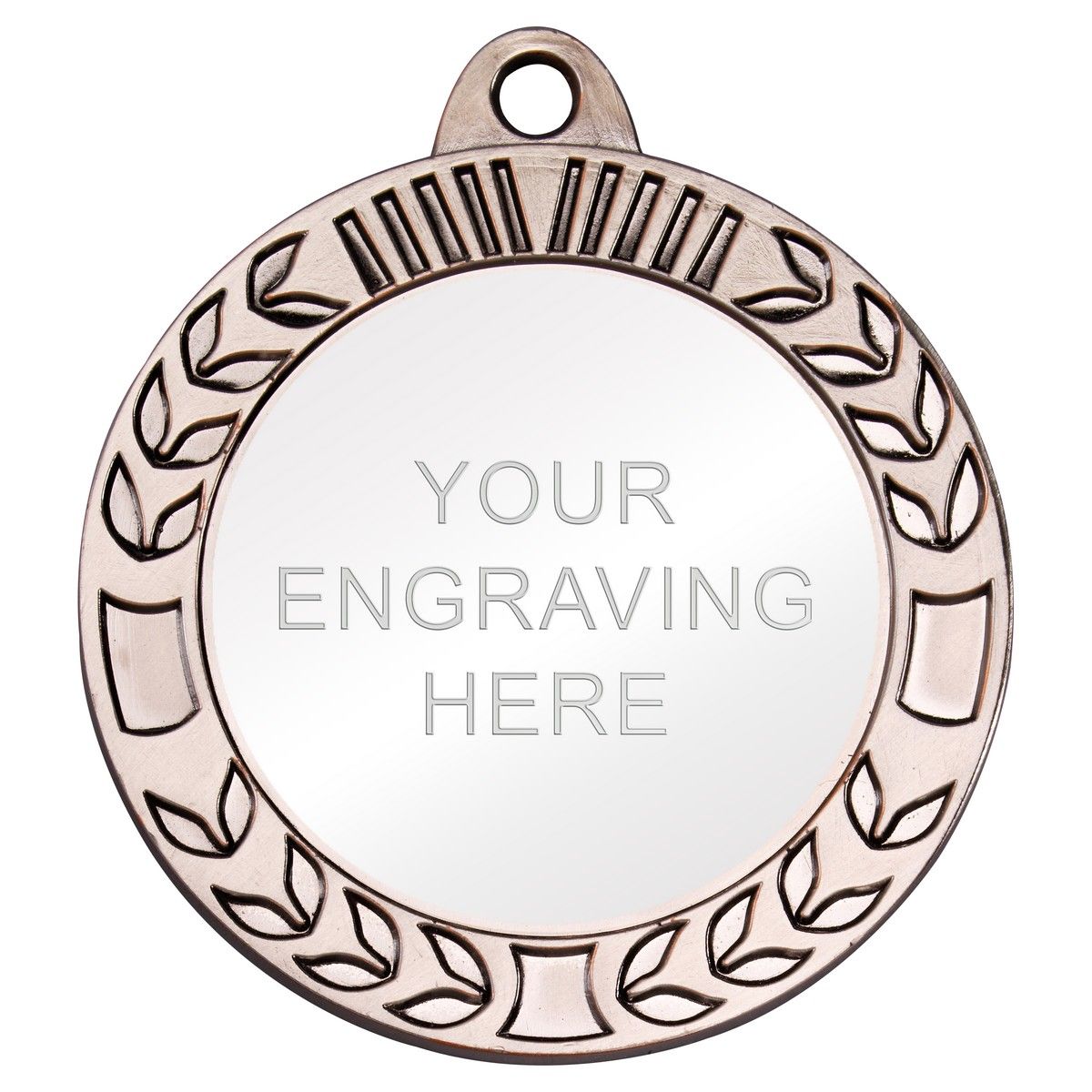 Deluxe Engraved Wreath Medal 70mm - EM67 | Impact Trophies
