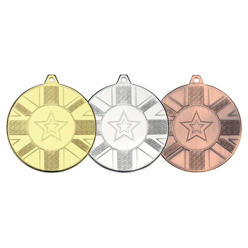 Union Flag Medal - M60 | Impact Trophies
