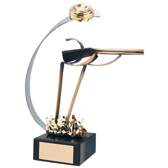 Skeet Shotgun and Target Shooting Handmade Metal Trophy - 355 | Impact ...