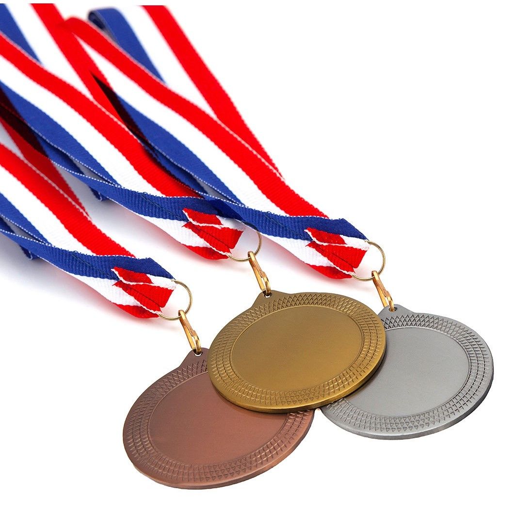 Pack of 1000 Hercules 70mm Medals with Ribbons & Logo Inserts (70mm ...