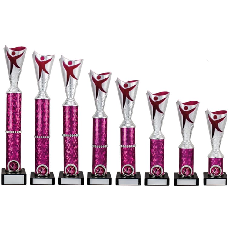 Pink Dance Tower Trophy - 1778 | Impact Trophies