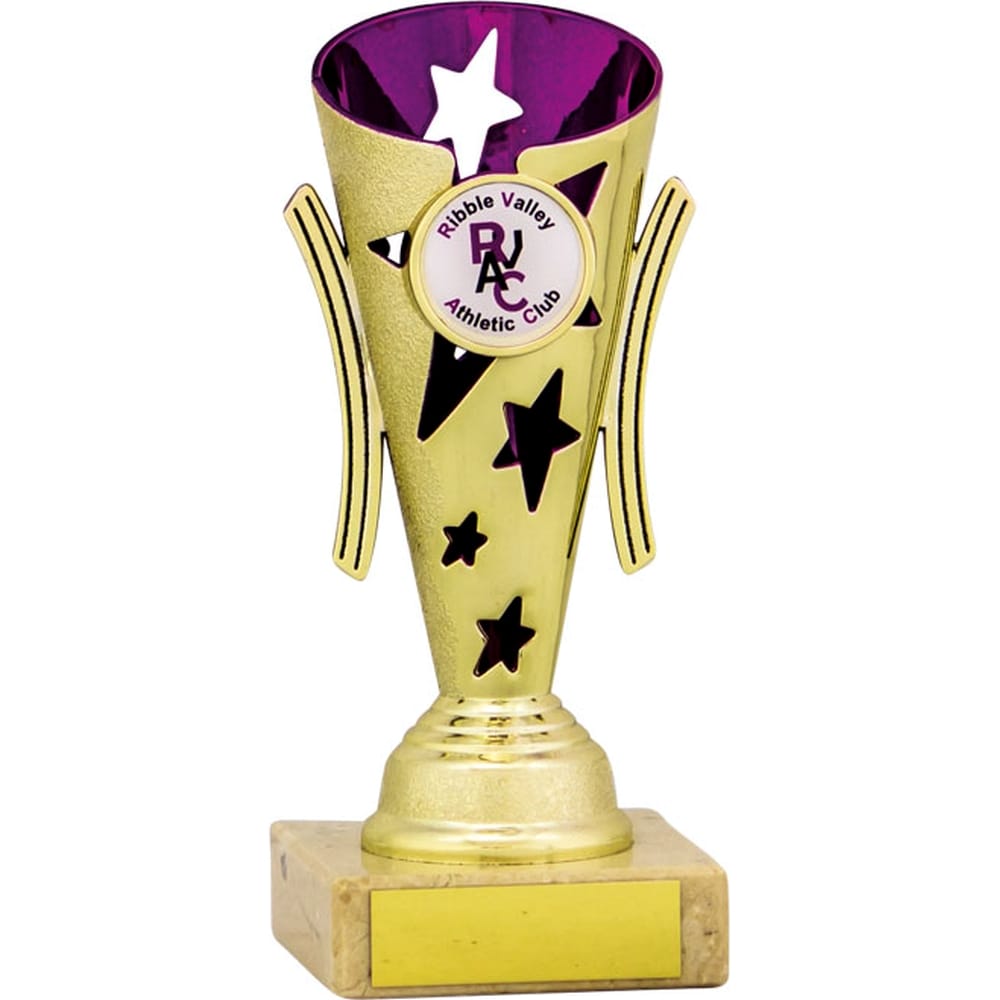 Purple Galaxia Trophy Gold or Silver - 1983/ 1979 | Impact Trophies