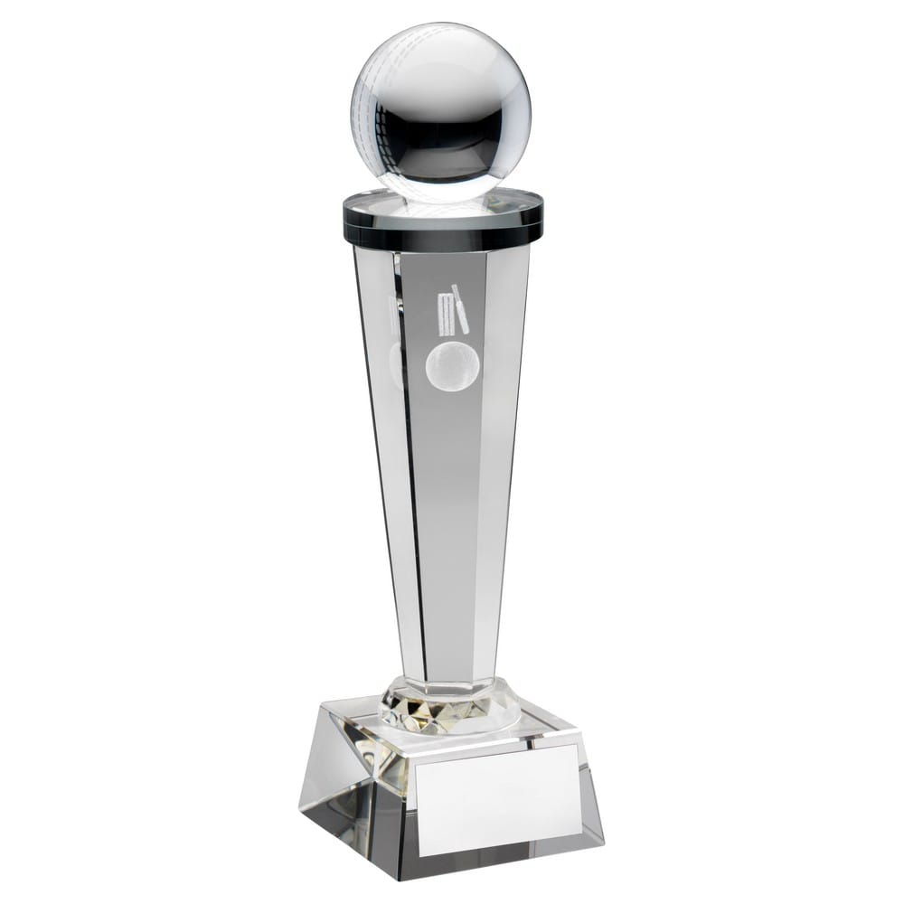 Validus Glass Column Cricket Award - TD306 | Impact Trophies