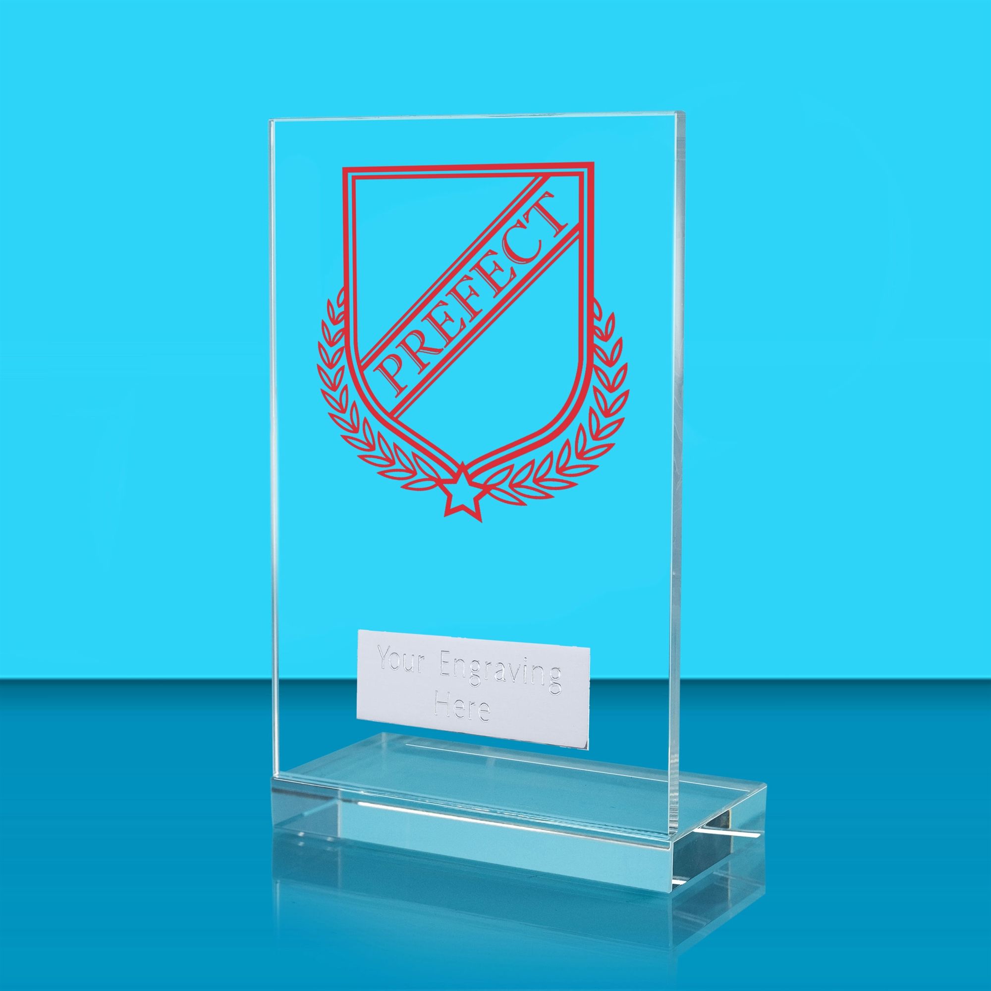 Achievement School Prefect Glass Award - AFG024-SCH3 | Impact Trophies