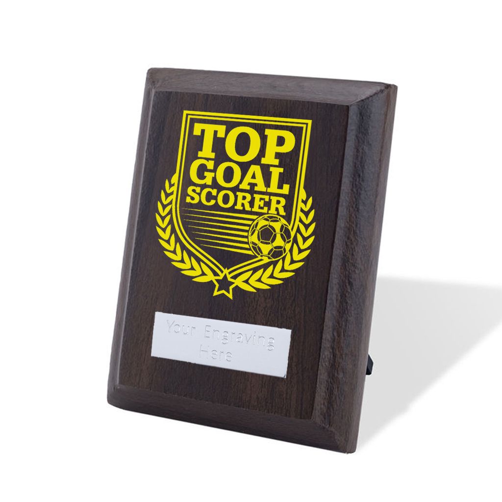 Britannia Football Top Goal Scorer Walnut Plaque - AFFWP6-FOOT15 ...