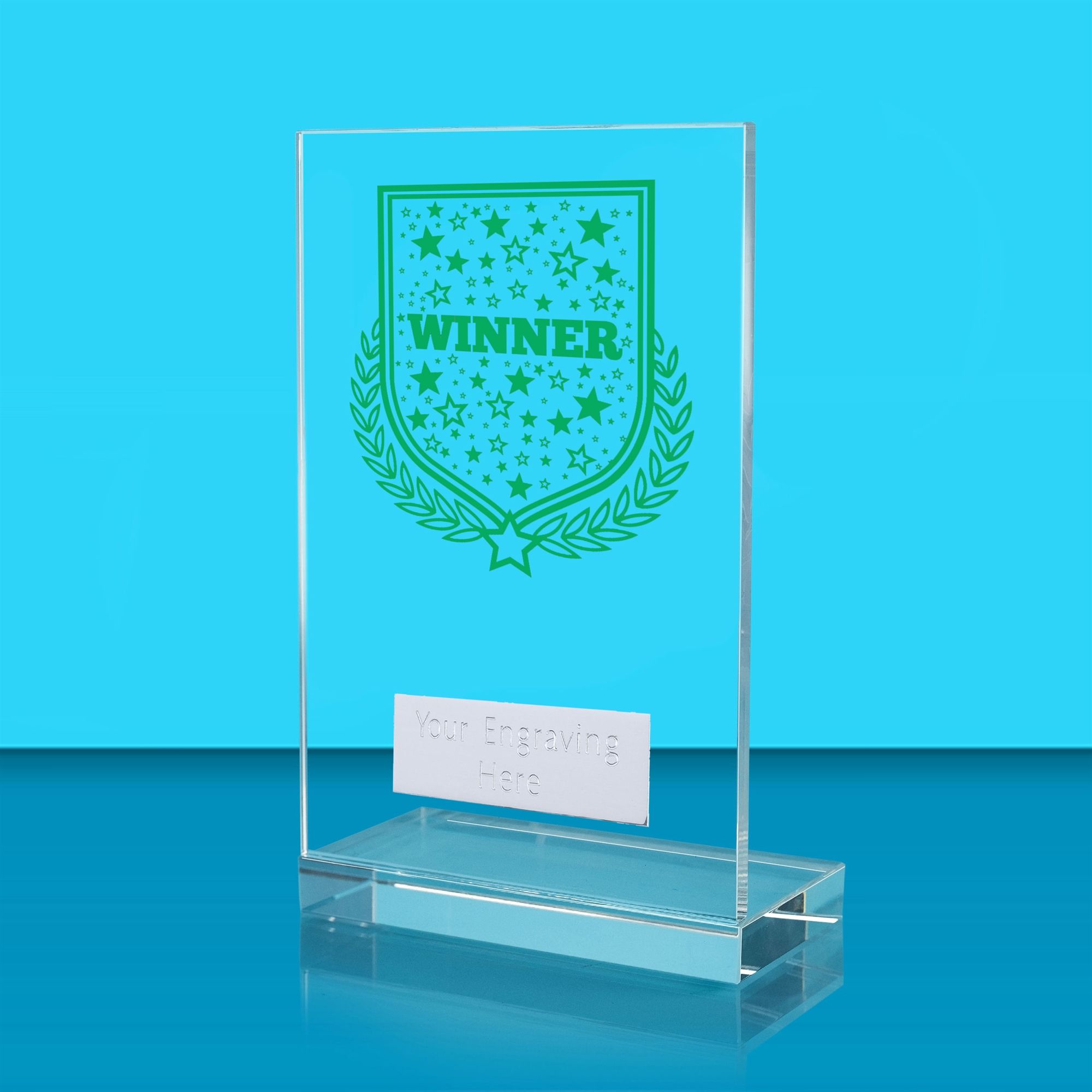 Achievement Winner Glass Award - AFG024-WIN6 | Impact Trophies