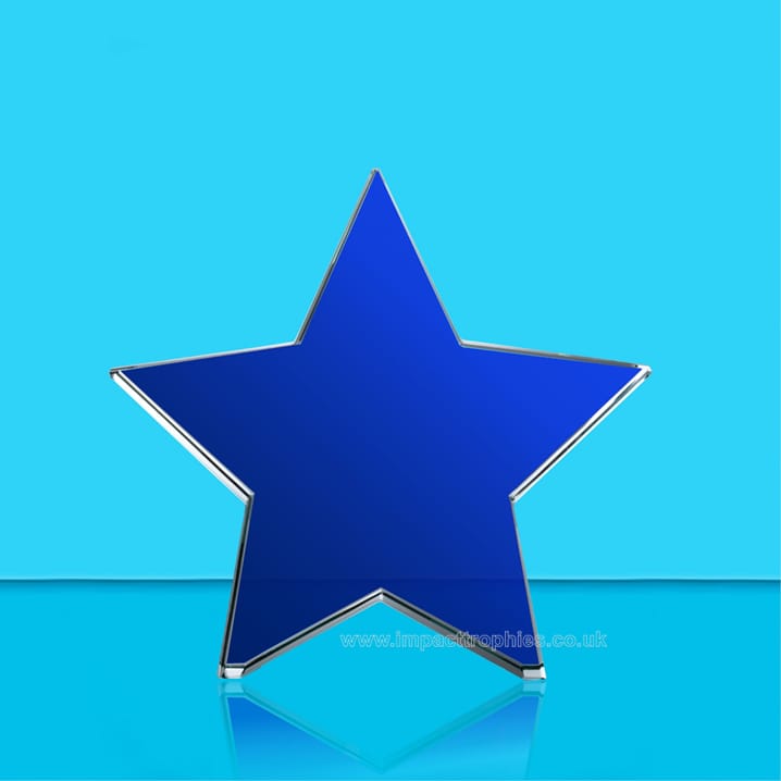 Impact Star Chroma Brights Glass Award - AFG026BR | Impact Trophies
