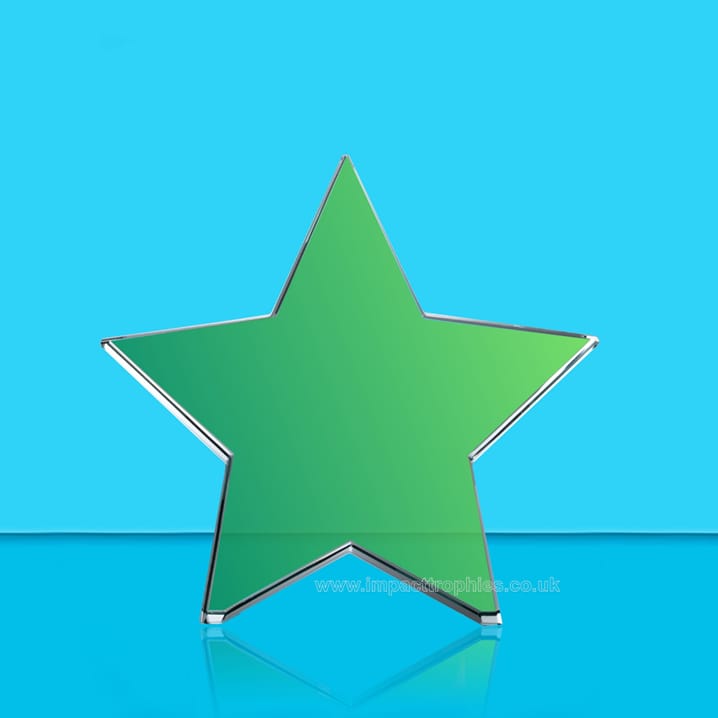 Impact Star Chroma Brights Glass Award - AFG026BR | Impact Trophies