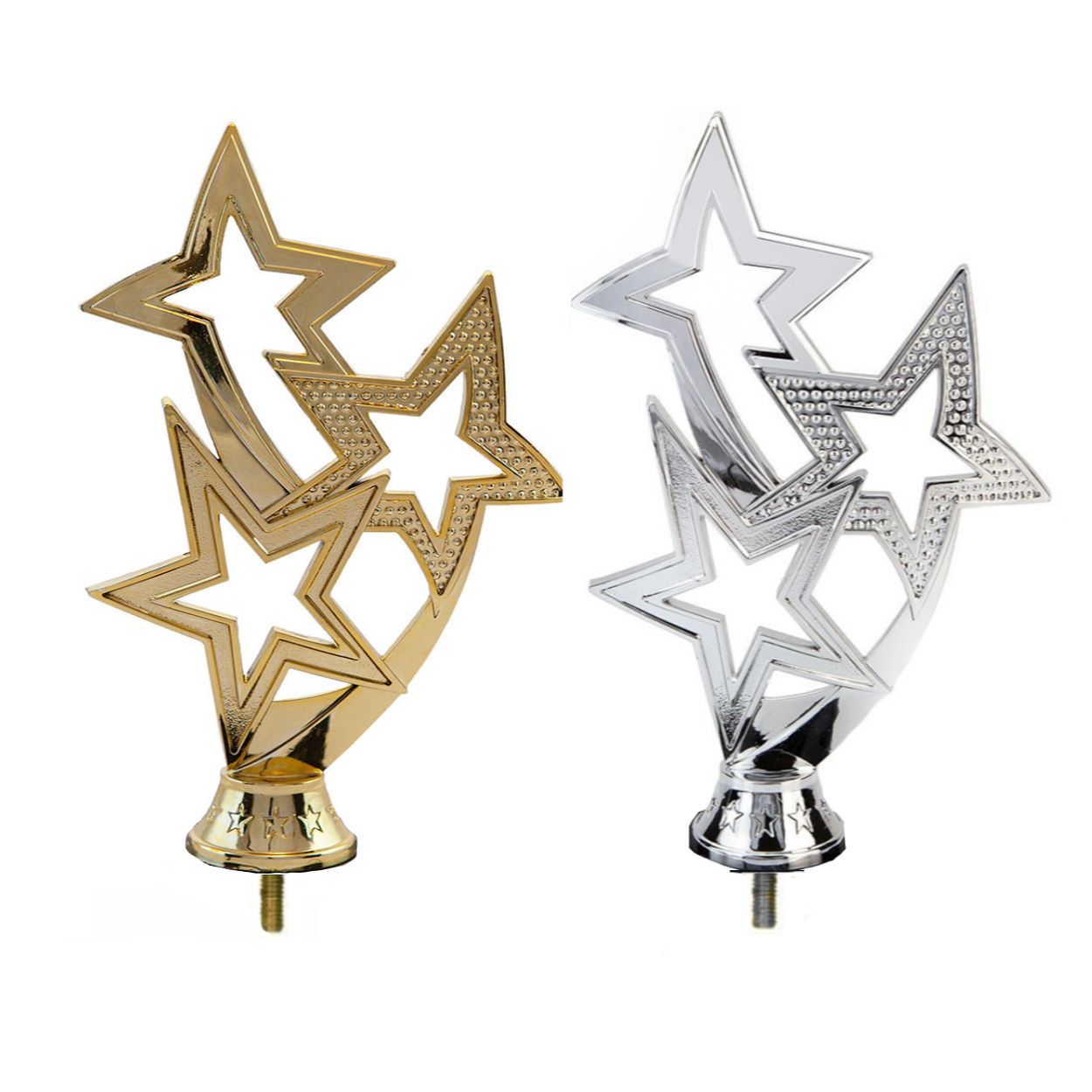 Icon Holographic Tri-Star Award Column Trophyy - AFCOLH-AFBP09 | Impact ...