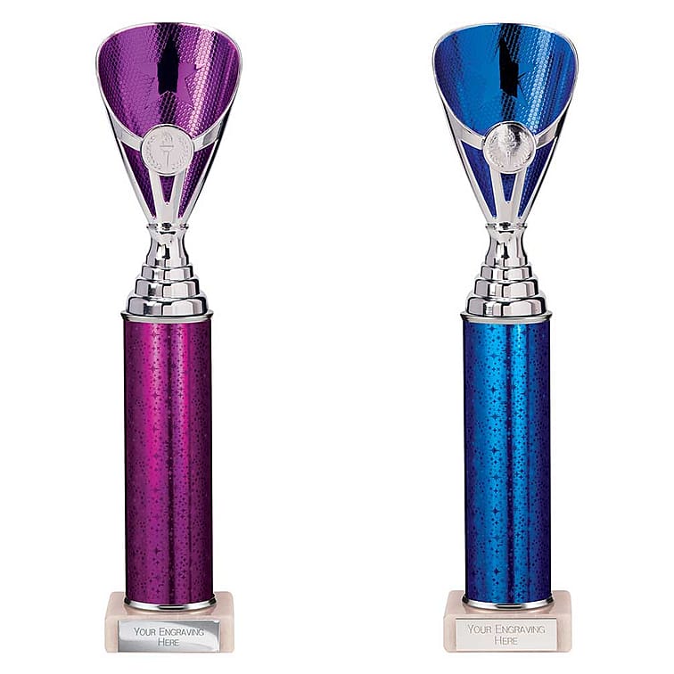 Rising Stars Column Trophy Purple or Blue - TR23563/ TR23565 | Impact ...