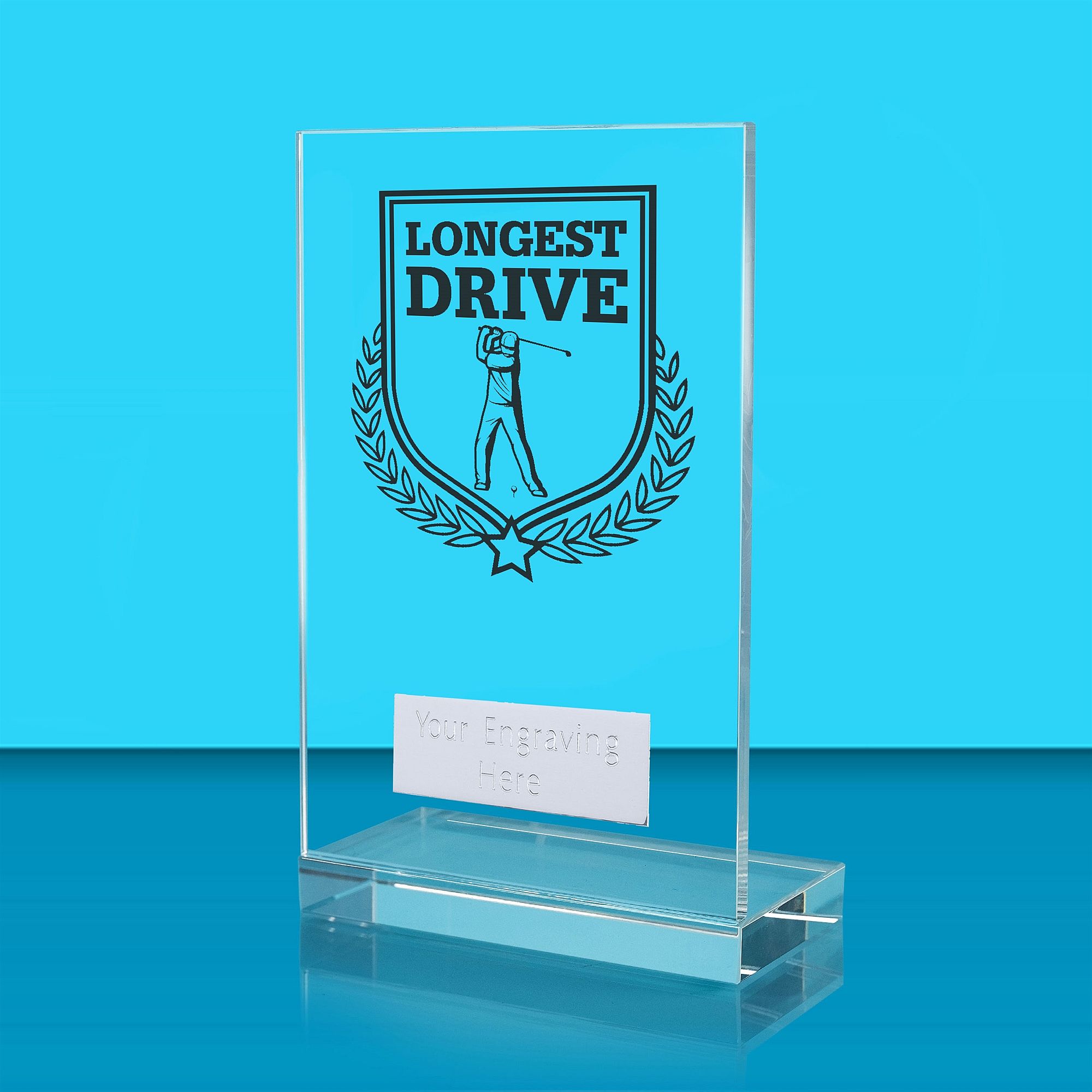 Achievement Longest Drive Golf Glass Award - AFG024-GOLF13 | Impact ...