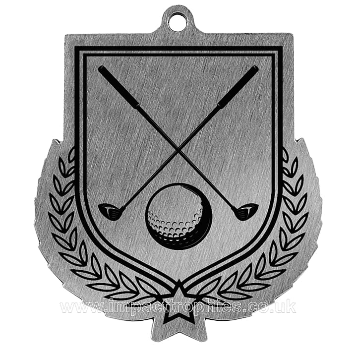 Impact Golf Shield Medal - AFMM1-GOLF5 | Impact Trophies