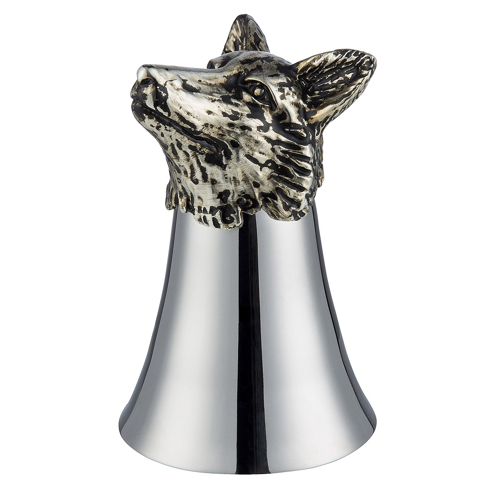 Fox Head Polished Stainless Steel Stirrup Cup - BG103 | Impact Trophies