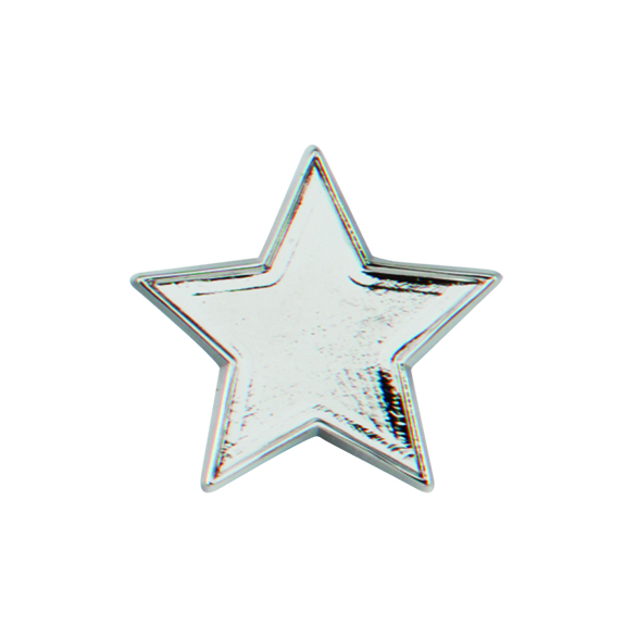 Metallic Star School Pin Badge - SB16126 | Impact Trophies