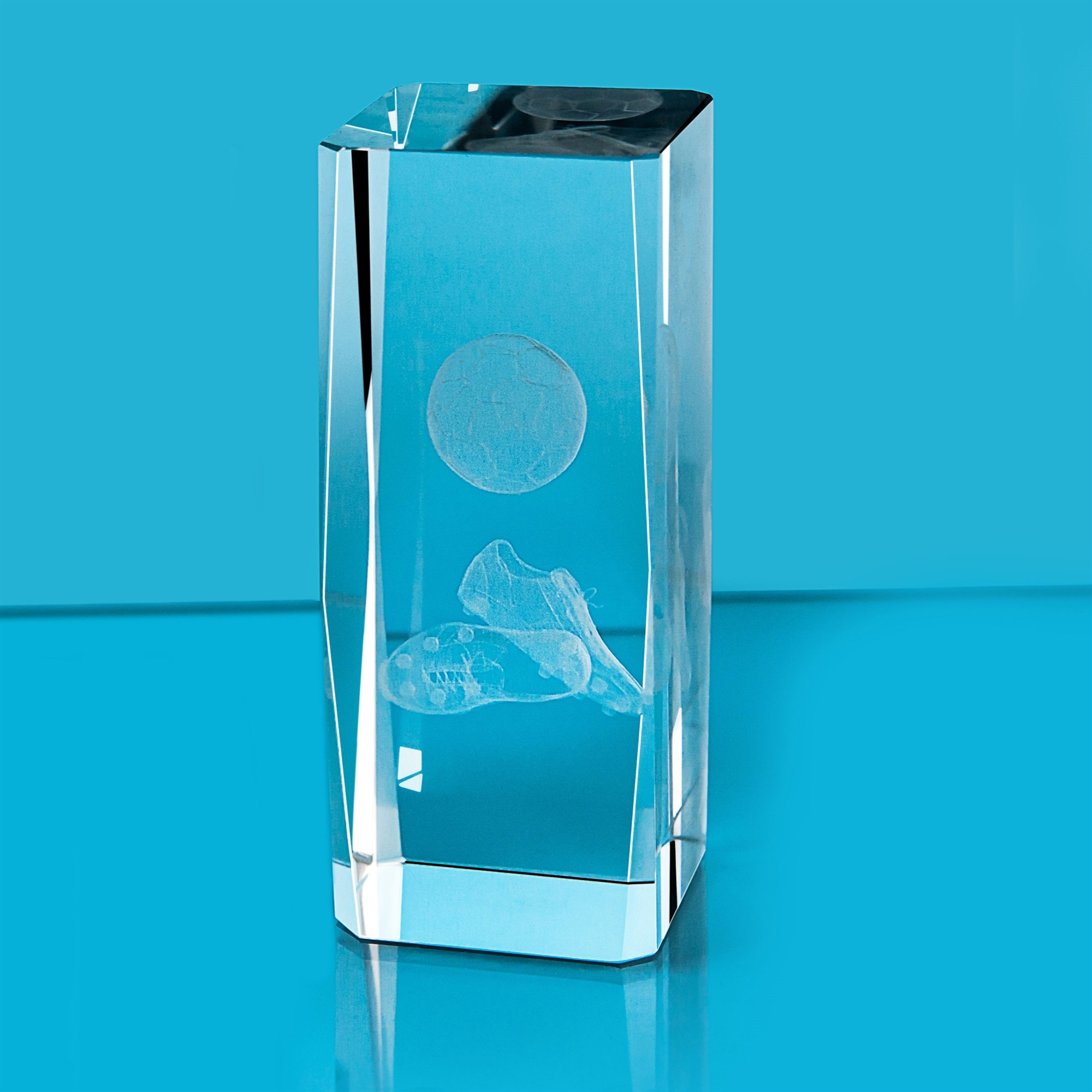 Optical Crystal Football Award | Impact Trophies