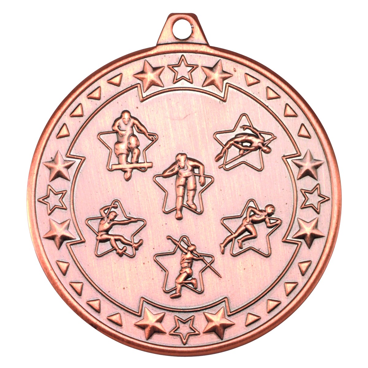 Tri Star Multi Athletics Medal - M80 | Impact Trophies