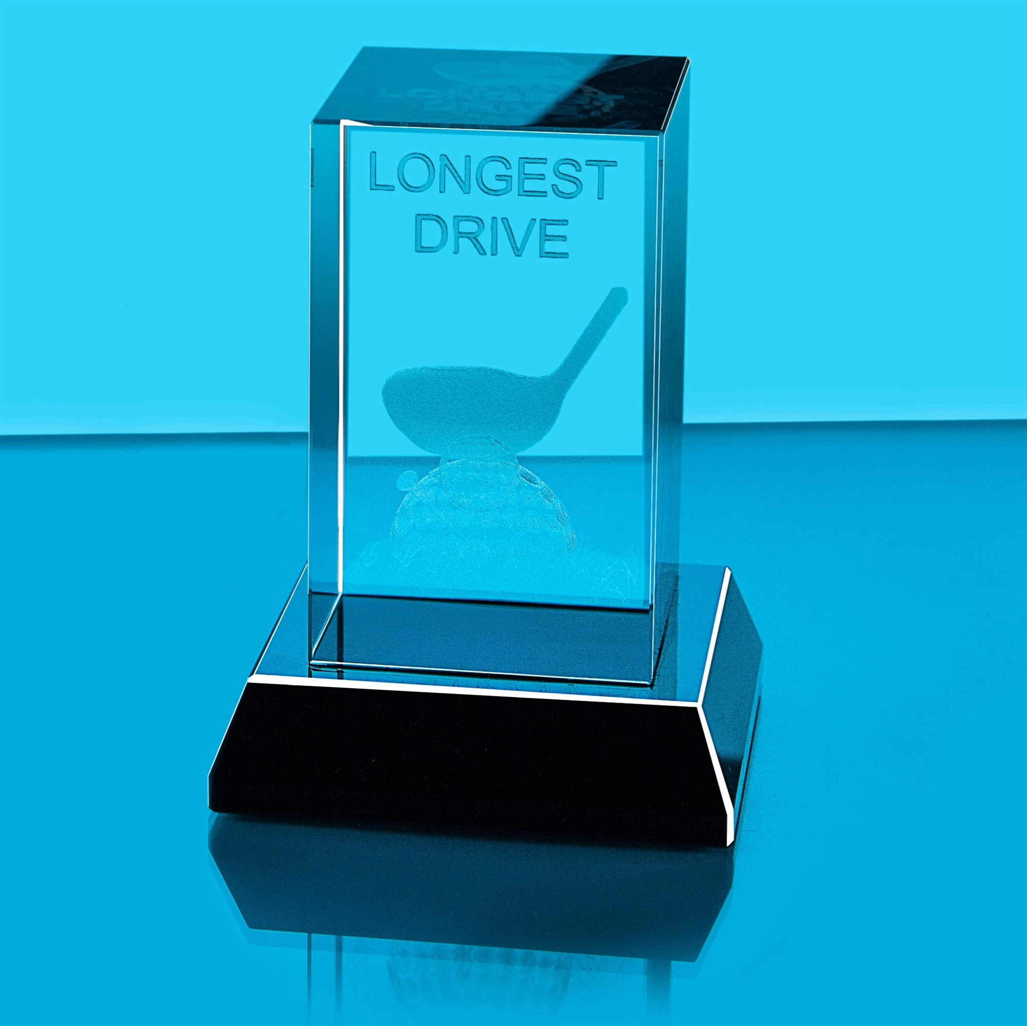 Optical Crystal Longest Drive Golf Award - AF9256 | Impact Trophies