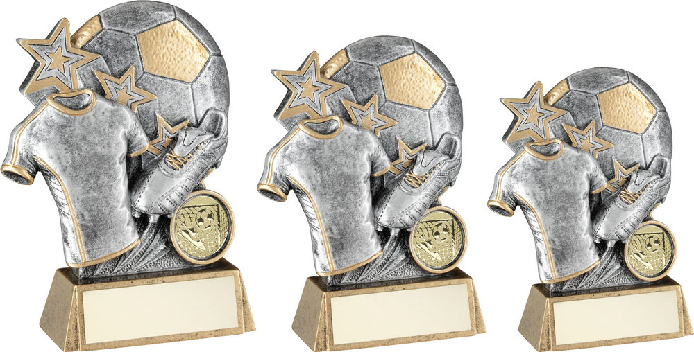 Tri-Star Silver Football Award - RF561 | Impact Trophies