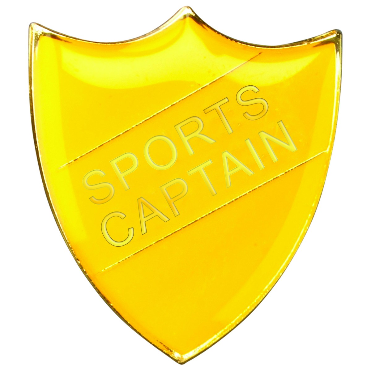 Sports Captain Metal School Shield Badge - BDG-SP | Impact Trophies