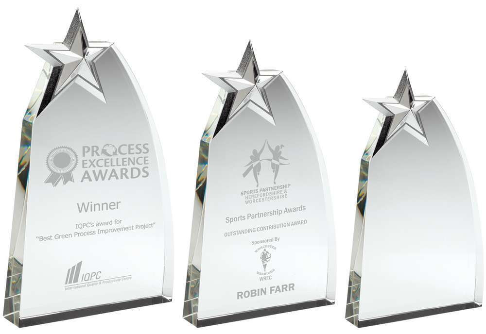 Irvine Glass Star Award - JB1500 | Impact Trophies