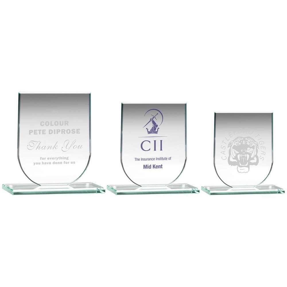 Evia Jade Glass Shield Award - TP03 | Impact Trophies