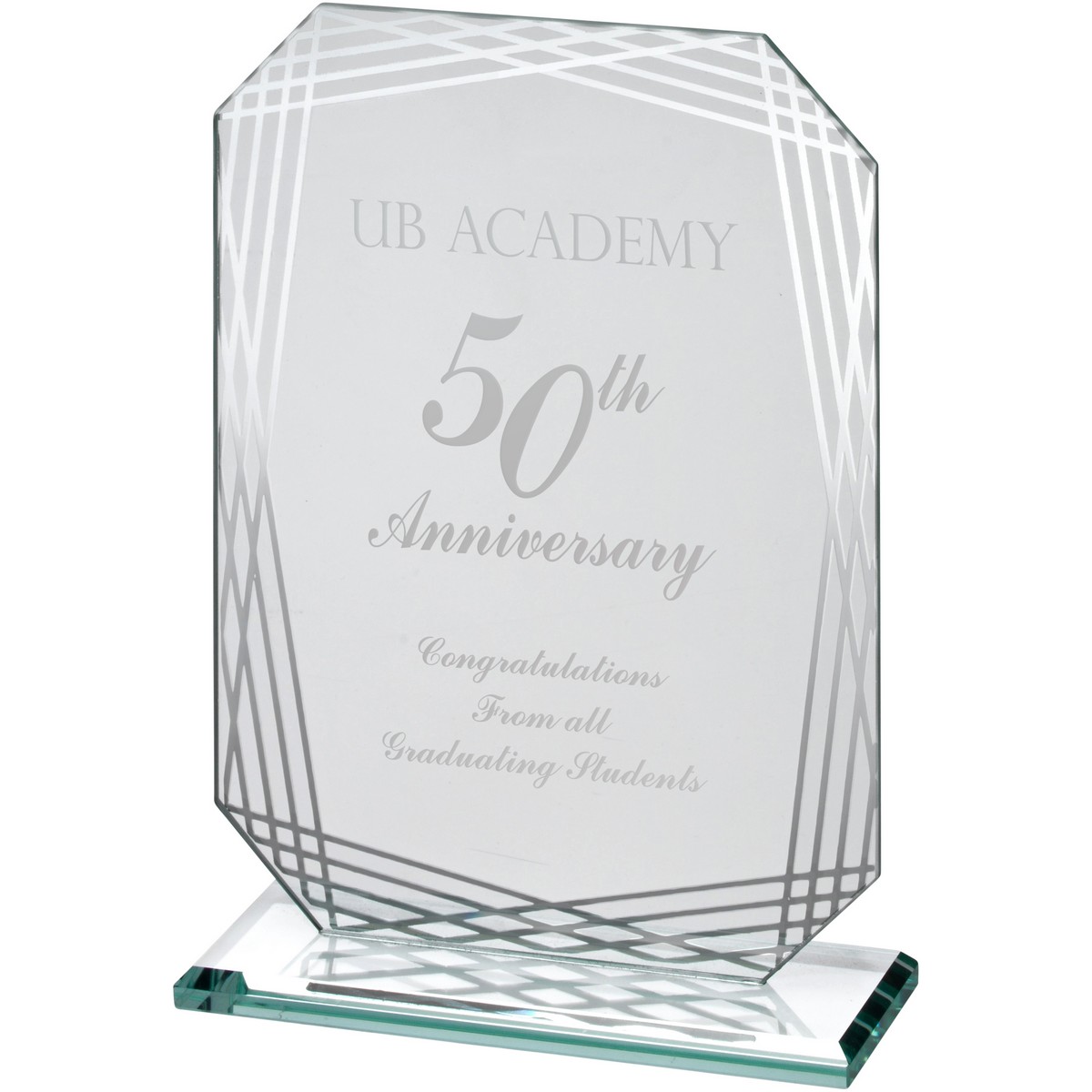 Kalix Rectangle Jade Glass Award - SL2 | Impact Trophies