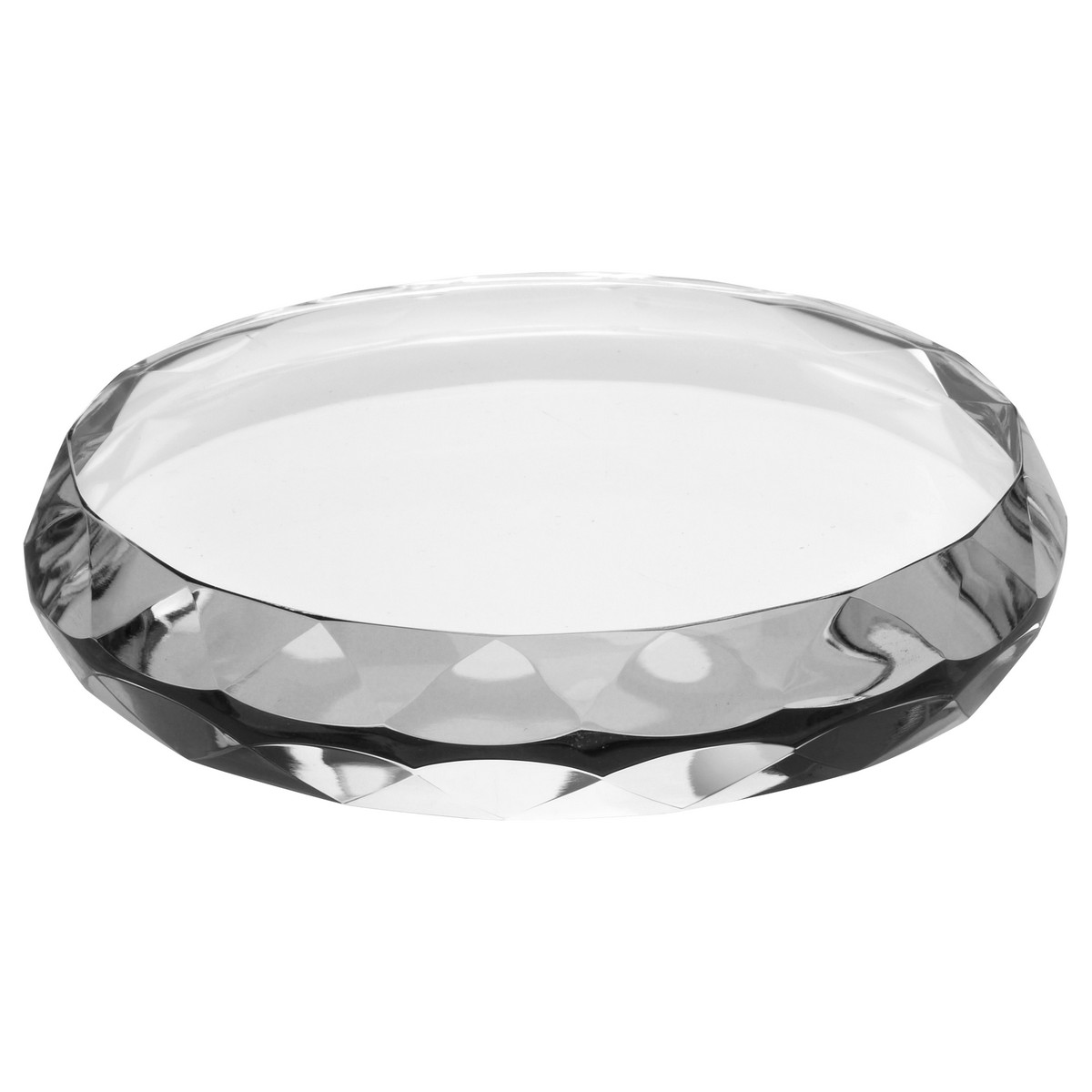 Garrick Facetted Glass Paperweight Colour Printing - PAP3 | Impact Trophies