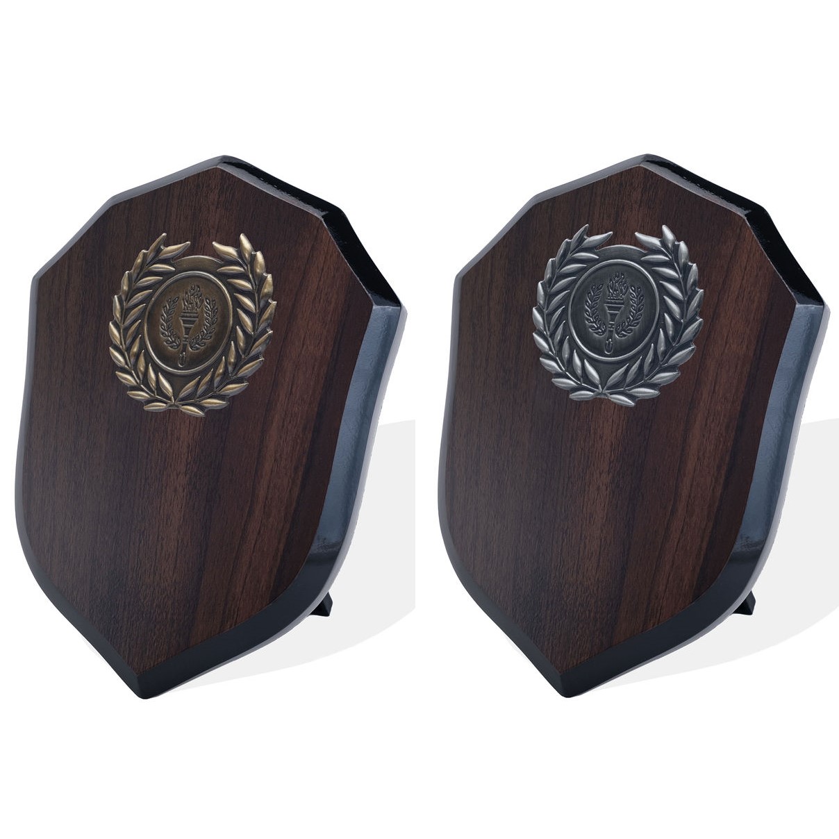 Britannia Walnut Shield with Wreath - AFWS31/T | Impact Trophies