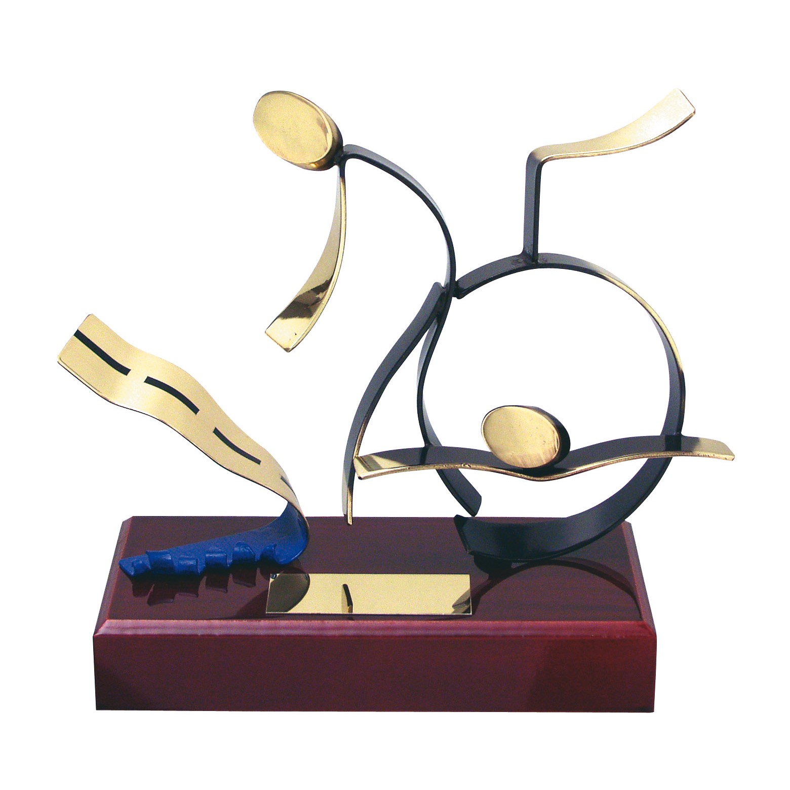 Triathlon Handmade Metal Trophy - 300 TH | Impact Trophies