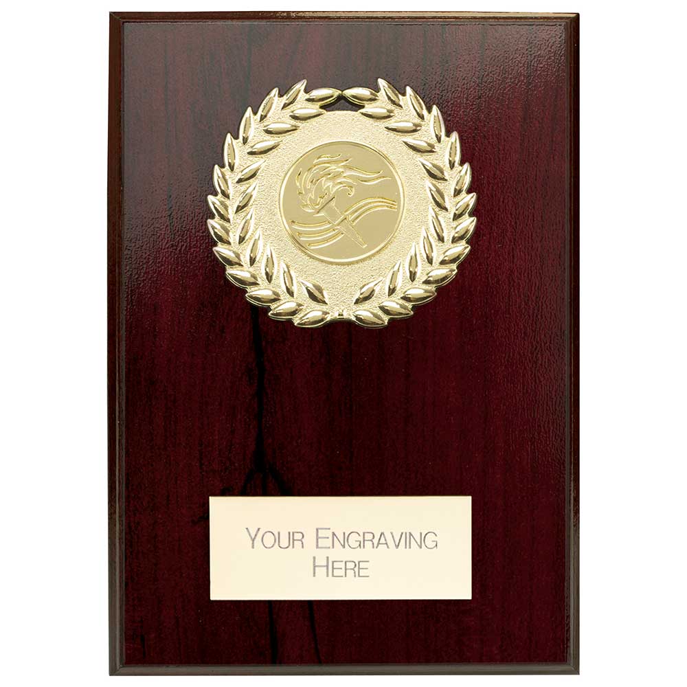 Reward Wreath Plaque Cracked Cherry - PL24578 | Impact Trophies