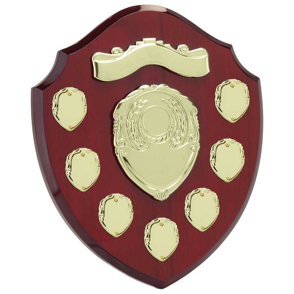 Mountbatten Rosewood & Gold Annual Shield - SH24017 | Impact Trophies