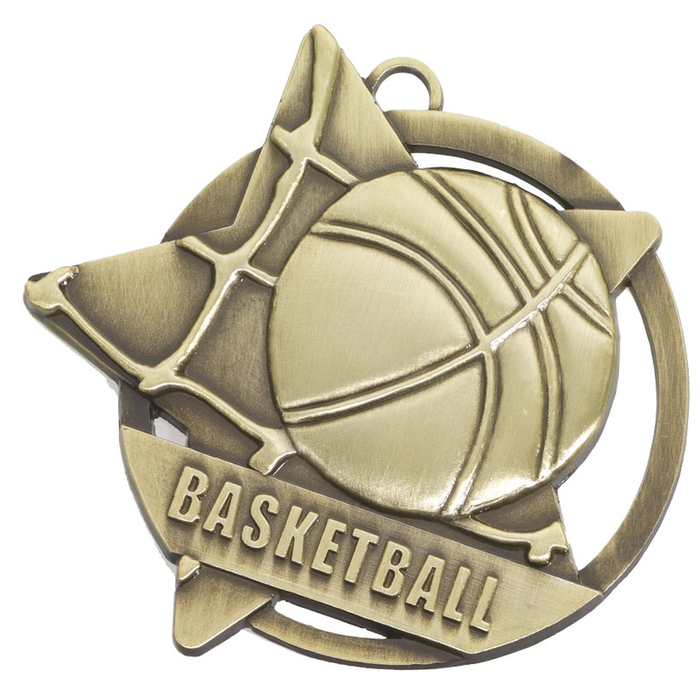 Empire Star Basketball Medal - SM10 | Impact Trophies