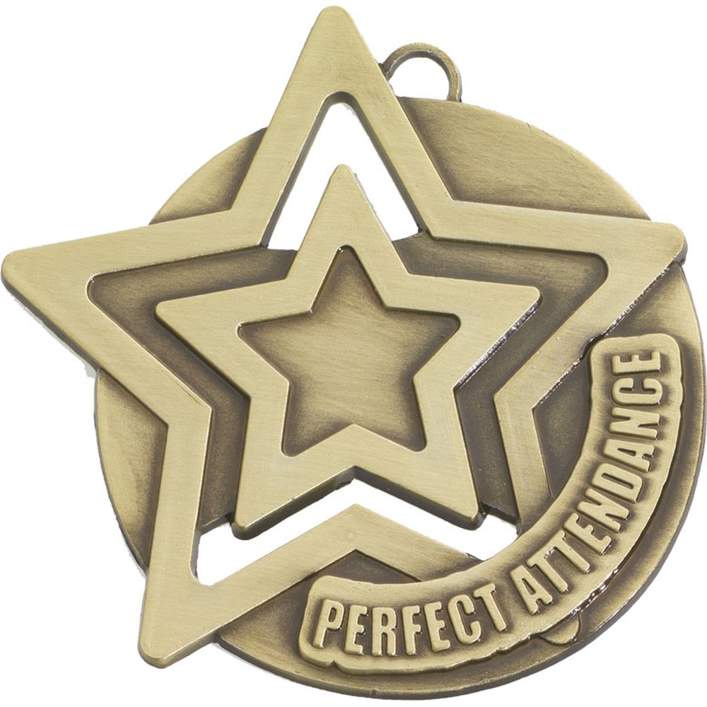 Empire Star Perfect Attendance Medal - SM18 | Impact Trophies