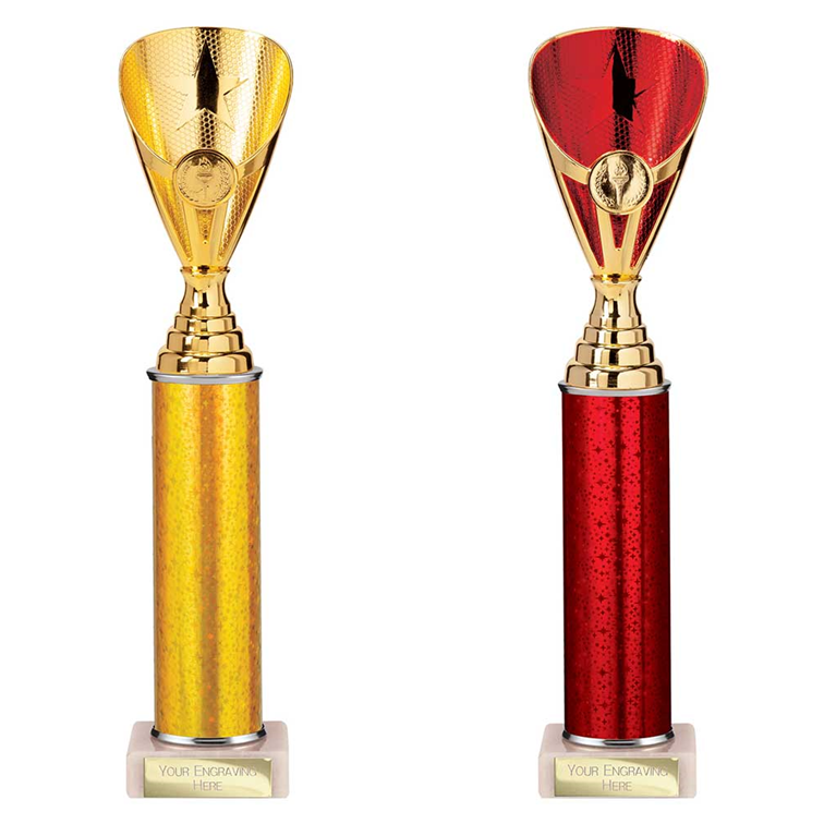 Rising Stars Column Trophy Gold or Red - TR23567/ TR23564 | Impact Trophies