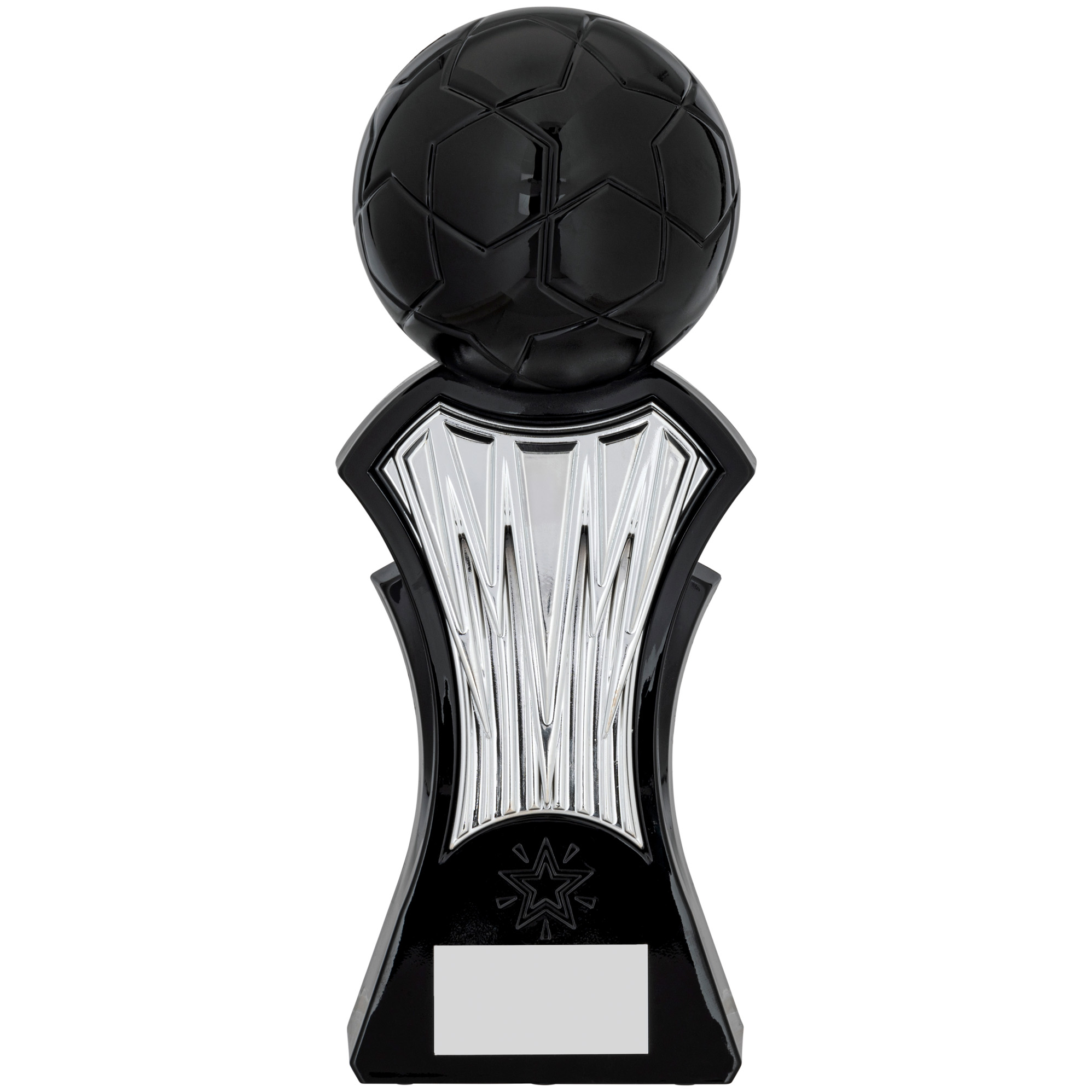 Black Strike Force Football Trophy Gold or Silver - RF836/ RF834 ...