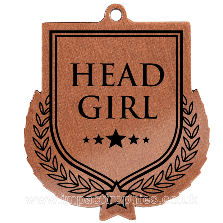 Impact Head Girl Shield Medal - AFMM1-SCH12 | Impact Trophies