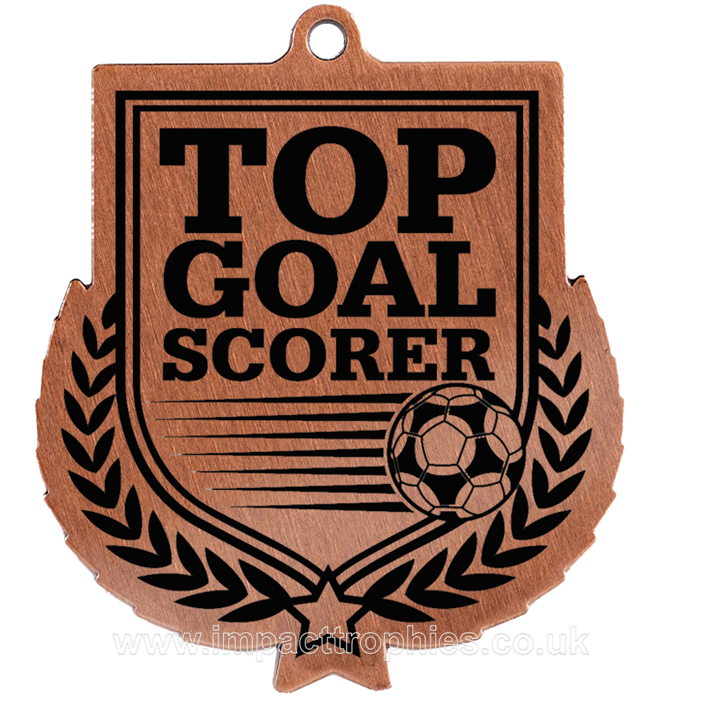 Impact Football Top Goal Scorer Shield Medal - AFMM1-FOOT15 | Impact ...