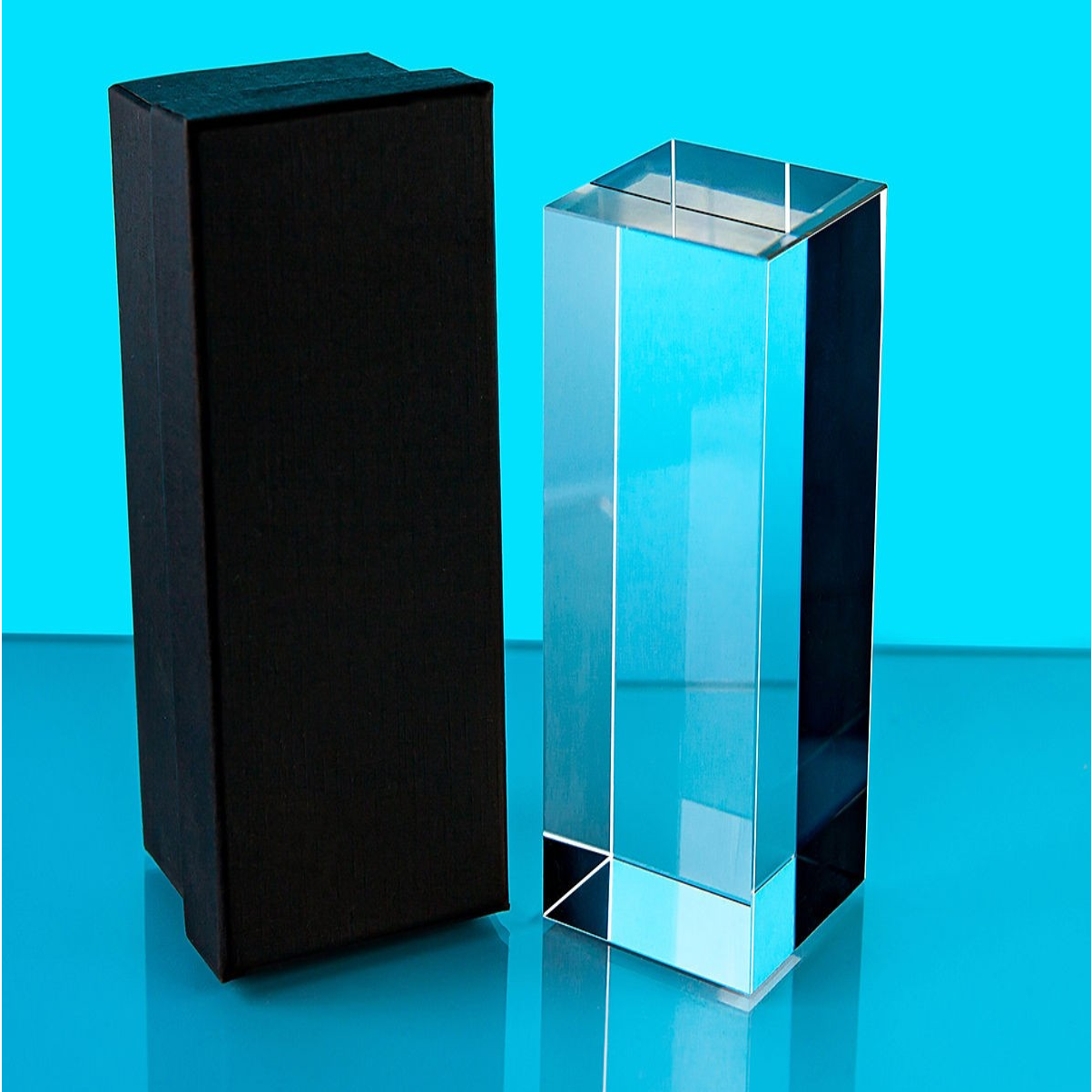Chroma Designer Bespoke Crystal Column Award Print 1 Side - AF90S1 ...