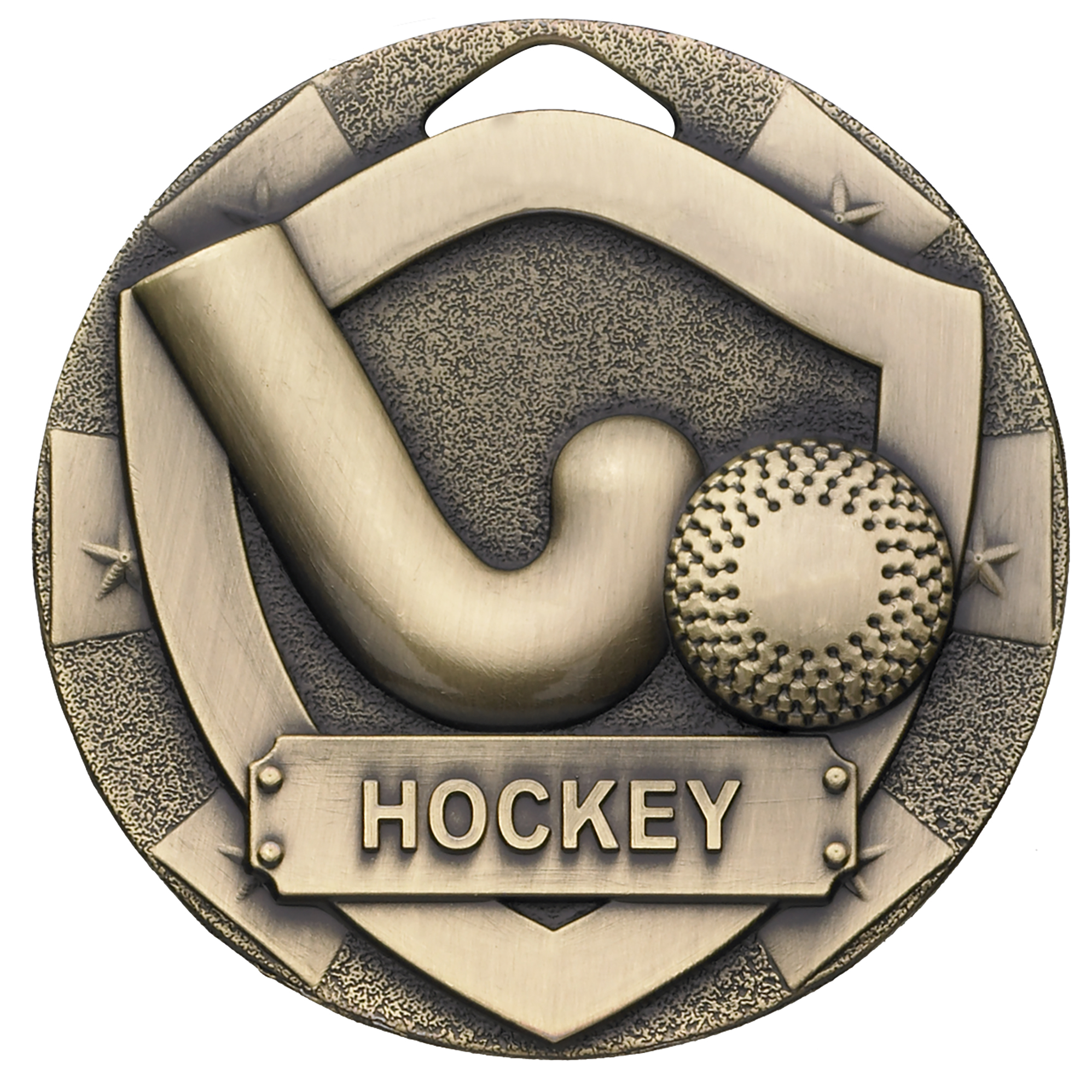 Mini Shield Hockey Medal - G775/ G776/ G777 | Impact Trophies