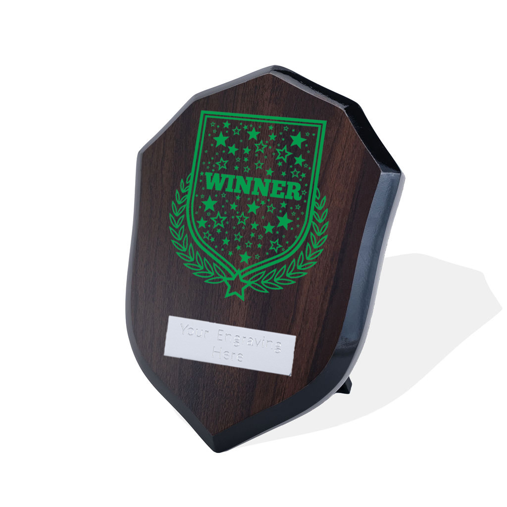 Britannia Winner Walnut Shield - AFWS31-WIN6 | Impact Trophies