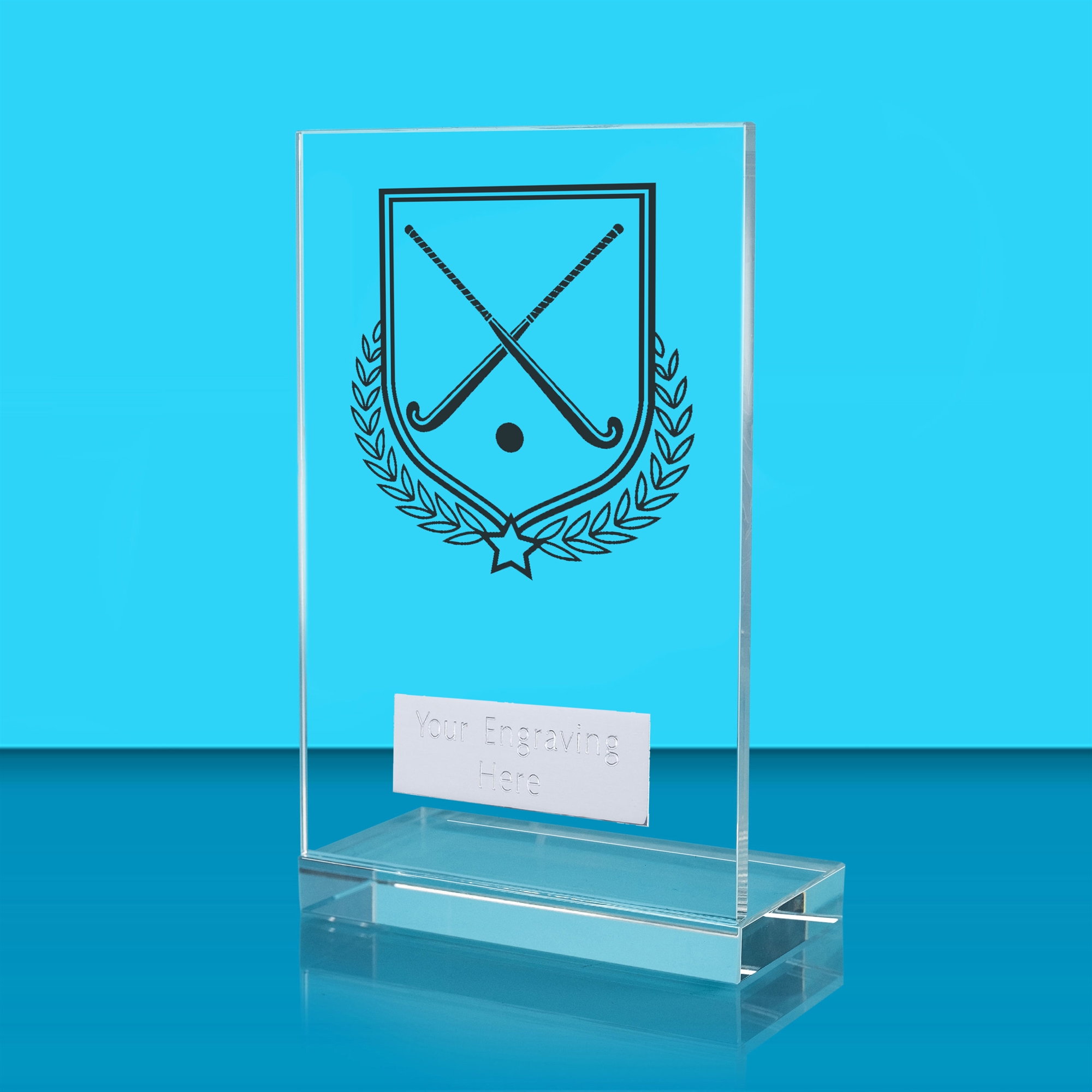 Achievement Hockey Glass Award - AFG024-HOC5 | Impact Trophies