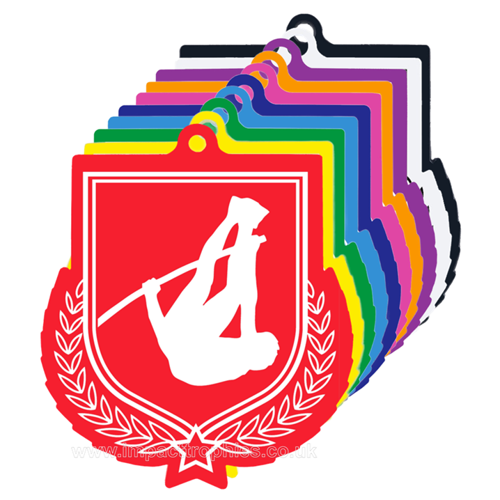 Impact Athletics Pole Vault Shield Medal Colour - AFMM1-ATH9/ Clr ...