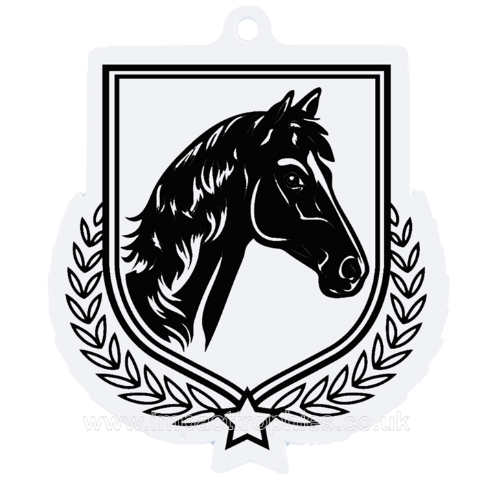 Impact Equestrian Shield Medal Colour - AFMM1-EQU1/ Clr | Impact Trophies