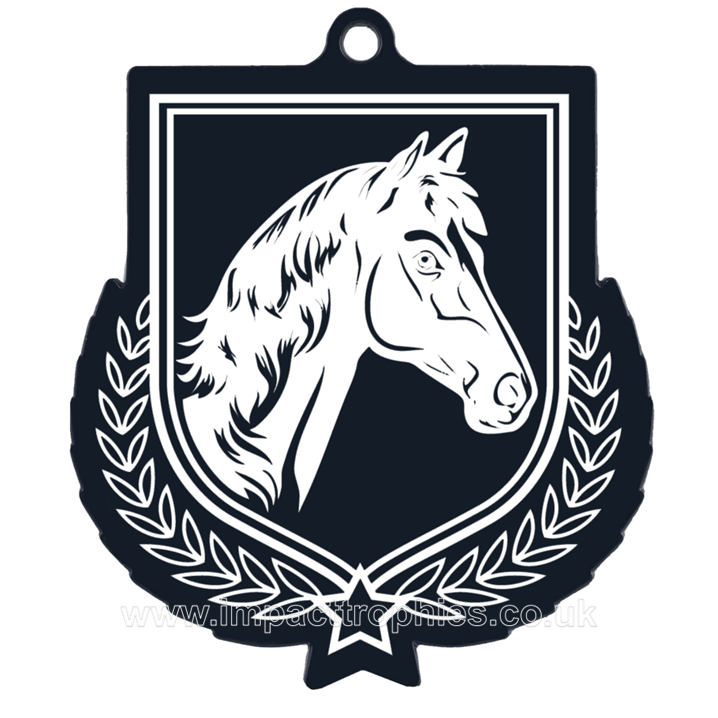 Impact Equestrian Shield Medal Colour - AFMM1-EQU1/ Clr | Impact Trophies