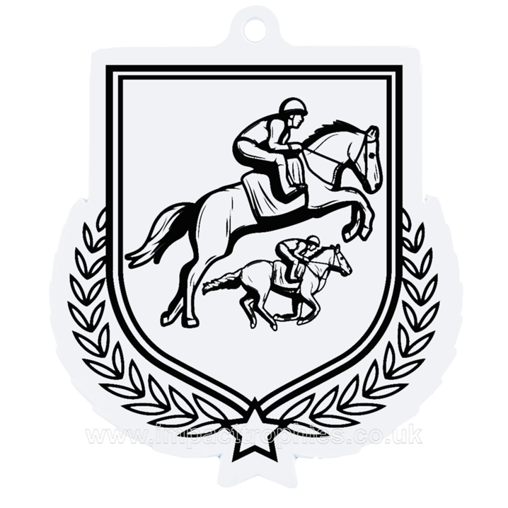 Impact Equestrian Rider Shield Medal Colour - AFMM1-EQU1/ Clr | Impact ...